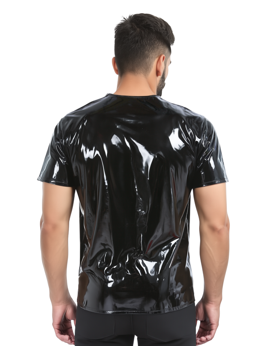 PVC Round Neck T Shirt – Skin Two UK