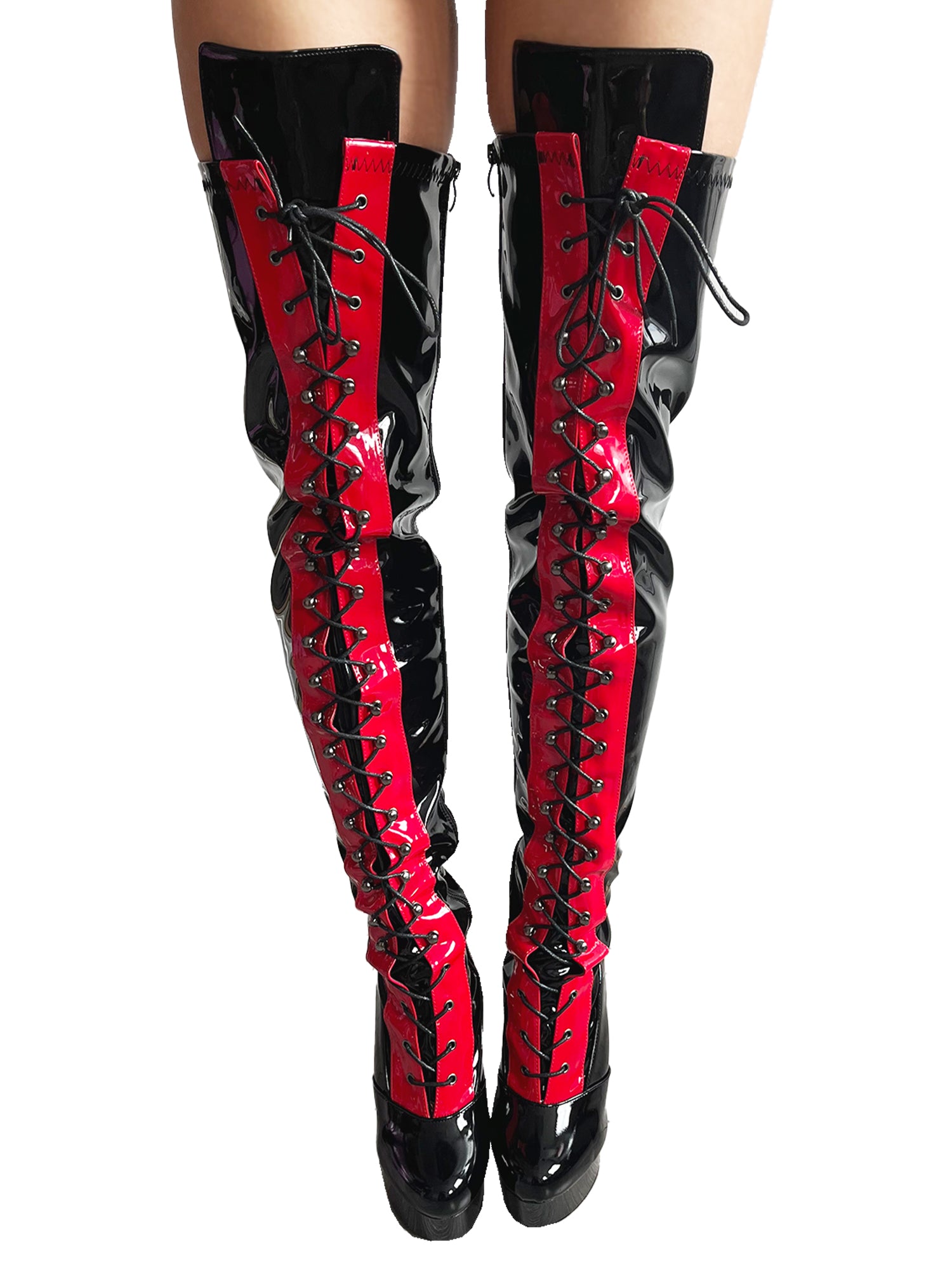 Dark Knight Thigh High Boots – Skin Two UK