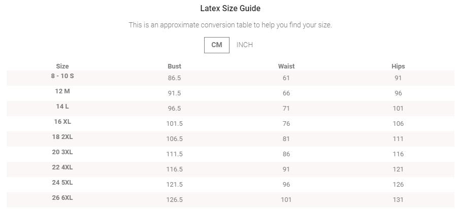 Cupless Latex Basque – Skin Two UK