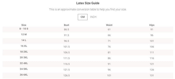 Cupless Latex Basque – Skin Two UK