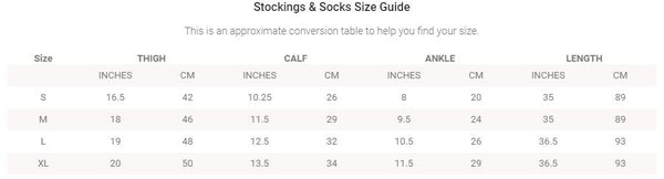 Moulded Latex Stockings in Black – Skin Two UK