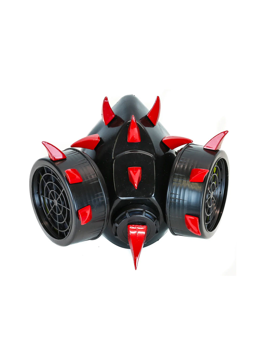 Cyber Mask with Red Contrast Claw Spikes – Skin Two UK