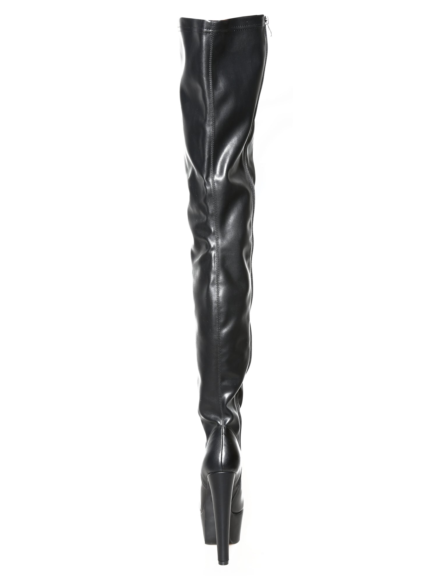 Belladonna Skyscraper Heel Matte Thigh High Platform Boots – Skin Two UK