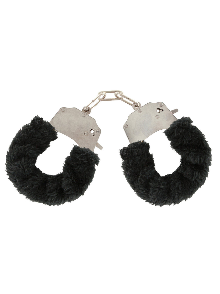 Black Plush Furry Fun Cuffs – Skin Two UK