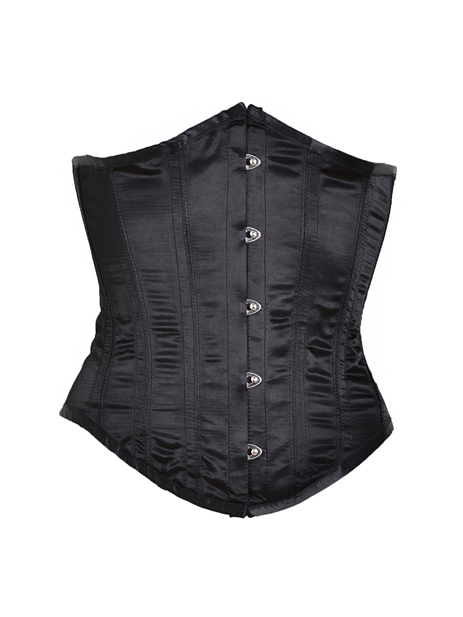 Black Satin Underbust Corset – Skin Two UK