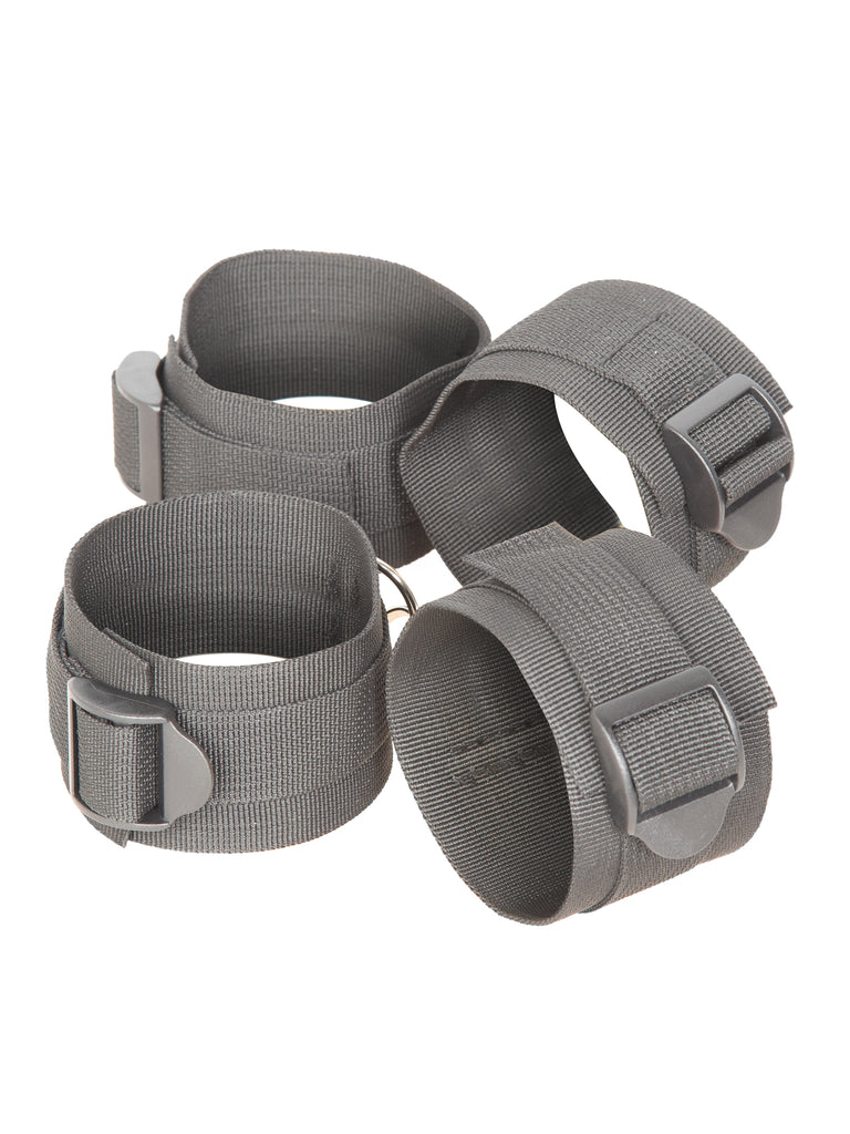 Bound to Excite Ankle and Wrist Cuffs Set | Bondage Brand | Body ...