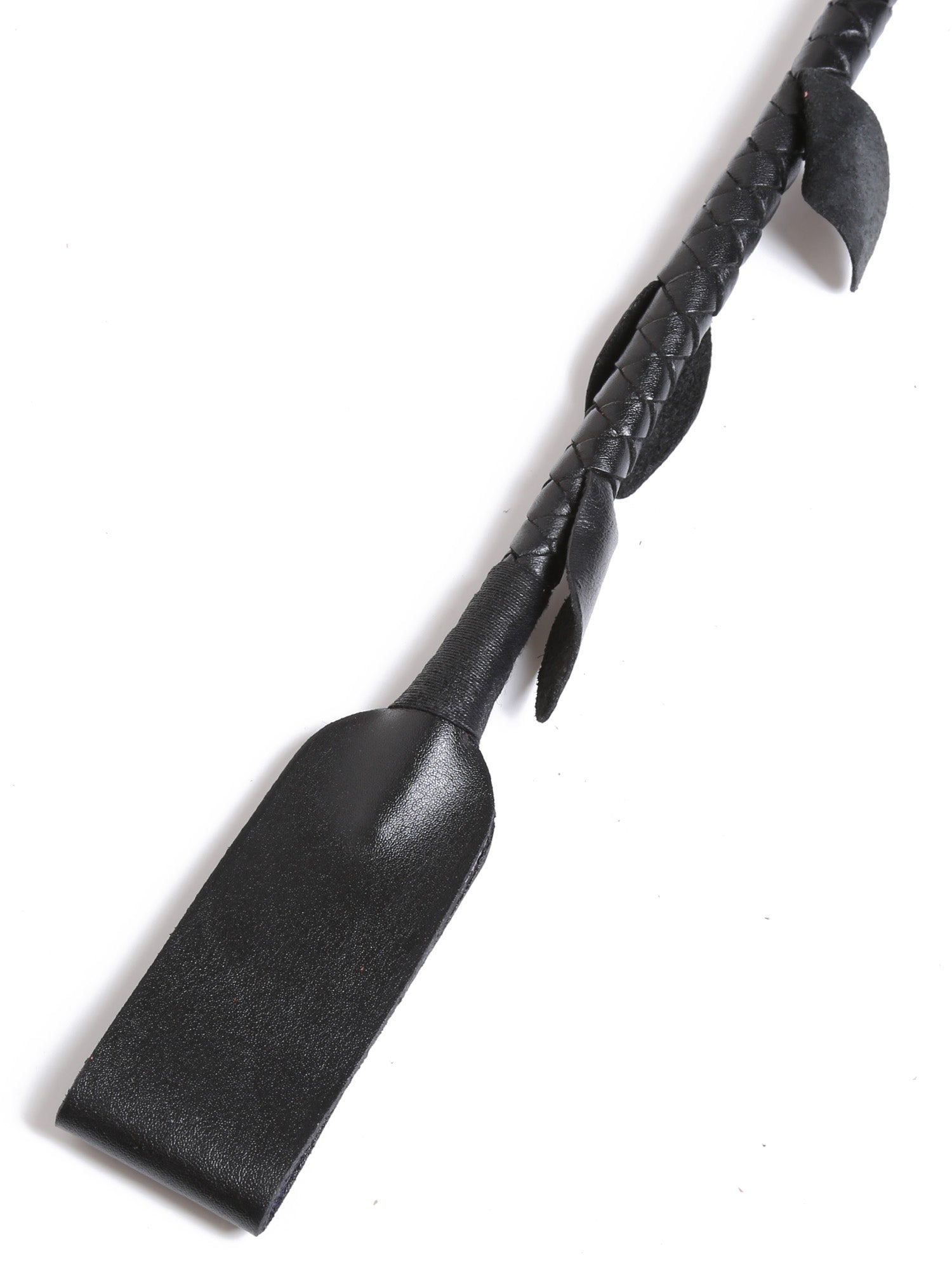 Braided Leather and Leaves Riding Crop – Skin Two UK