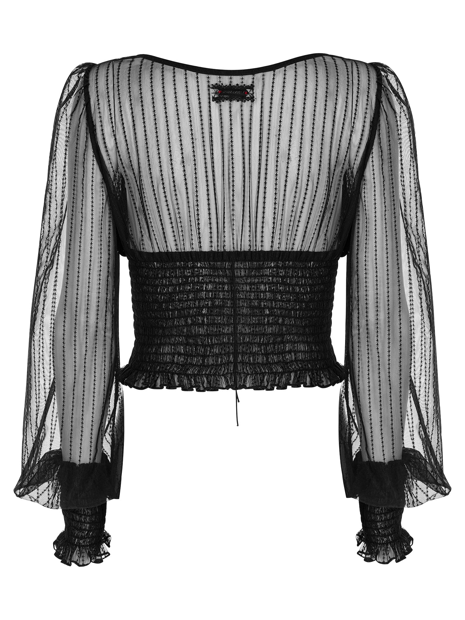 Cropped Sheer Top from Punk Rave – Skin Two UK