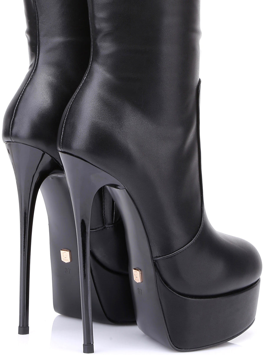 Cybele Skyscraper Heel Knee High Platform Boots – Skin Two UK