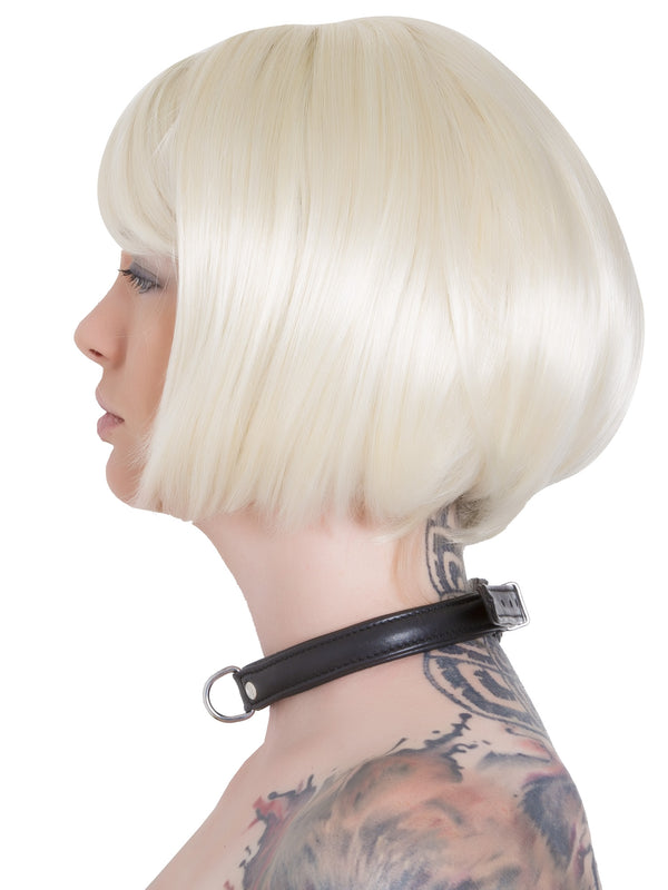 Deluxe Black Petite D Ring Collar – Skin Two UK