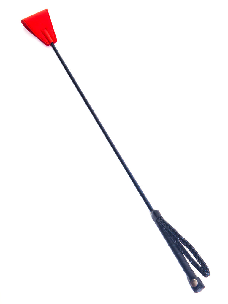 Faux Leather Red Riding Crop – Skin Two UK