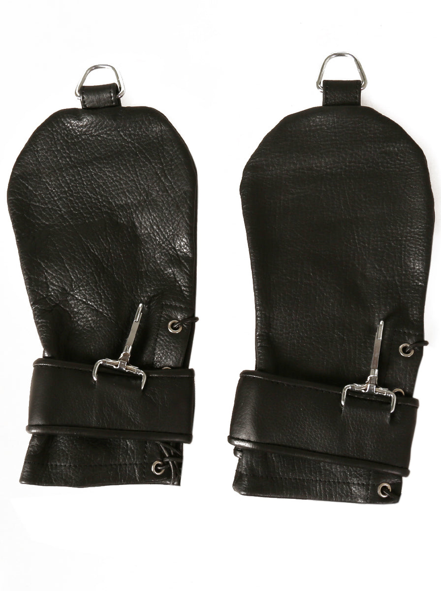 Leather Bondage Mittens – Skin Two UK