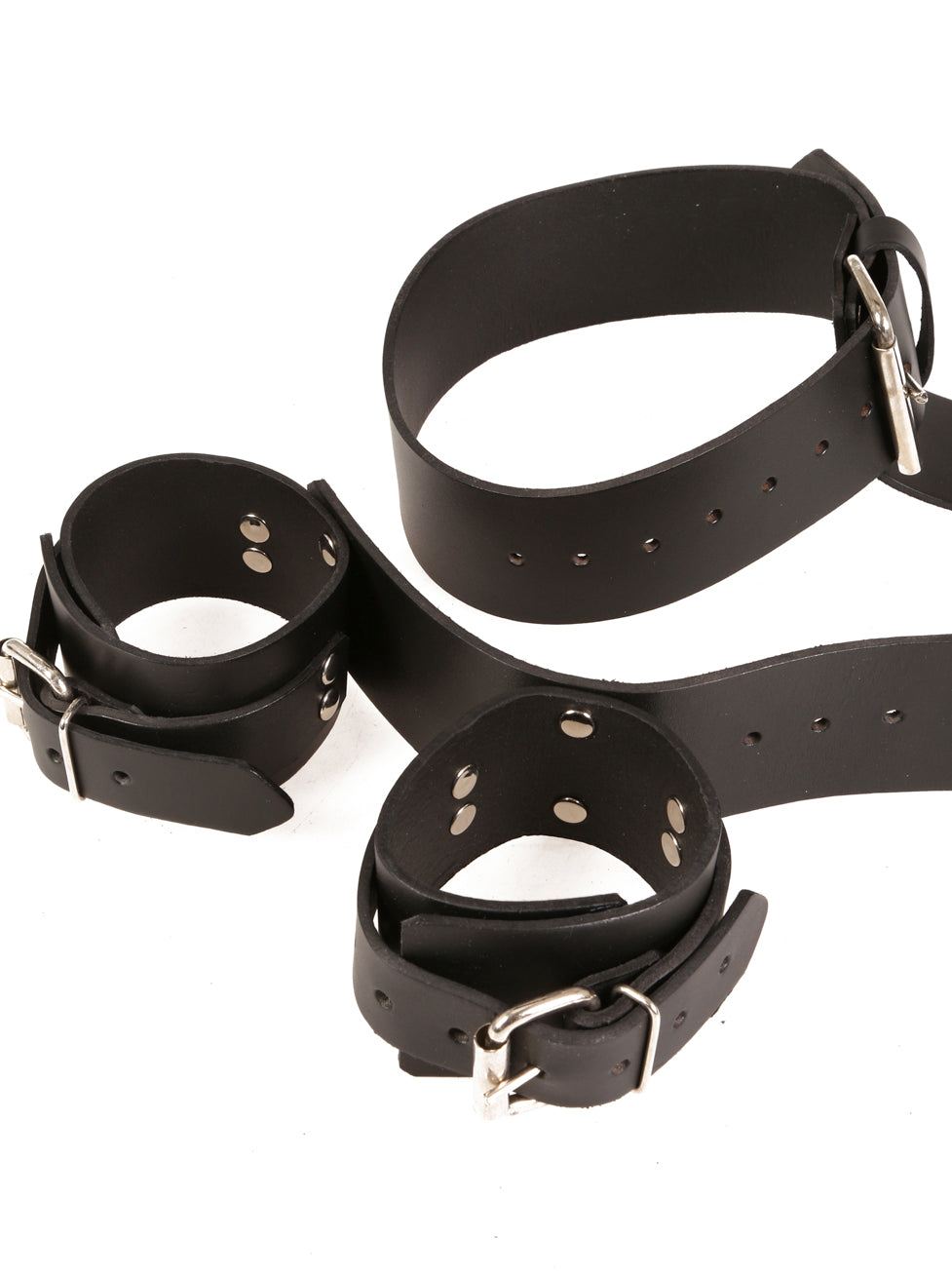 Leather Bondage Neck To Wrist Restraint – Skin Two UK