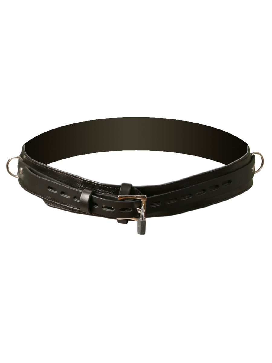 Leather Locking Bondage Belt | from Honour – Skin Two UK