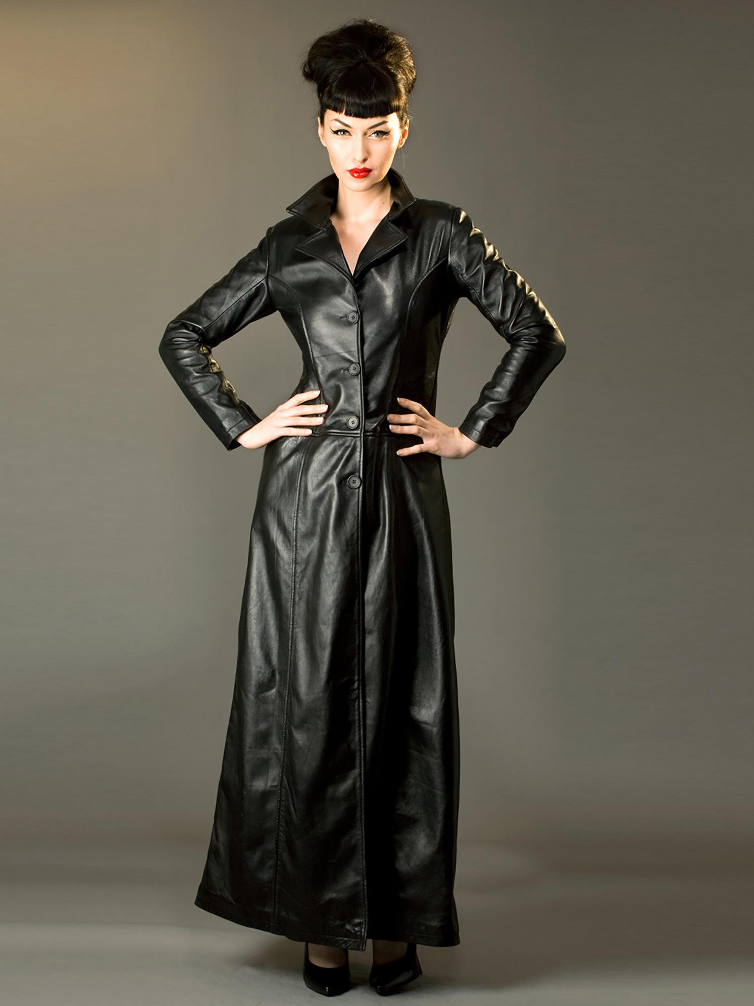 Leather Luxury Long Coat – Skin Two UK