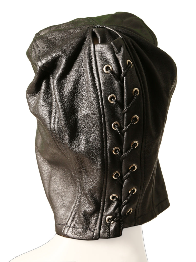 Leather Open Face Hood | Bondage Hoods from Honour – Skin Two UK