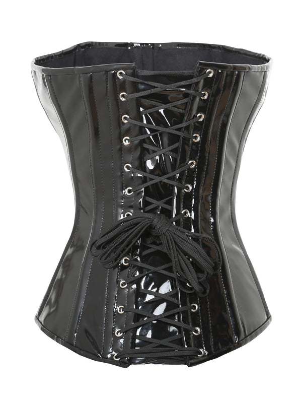 PVC Corsets | Long Overbust PVC Buckle CorsetPVC Clothing – Skin Two UK