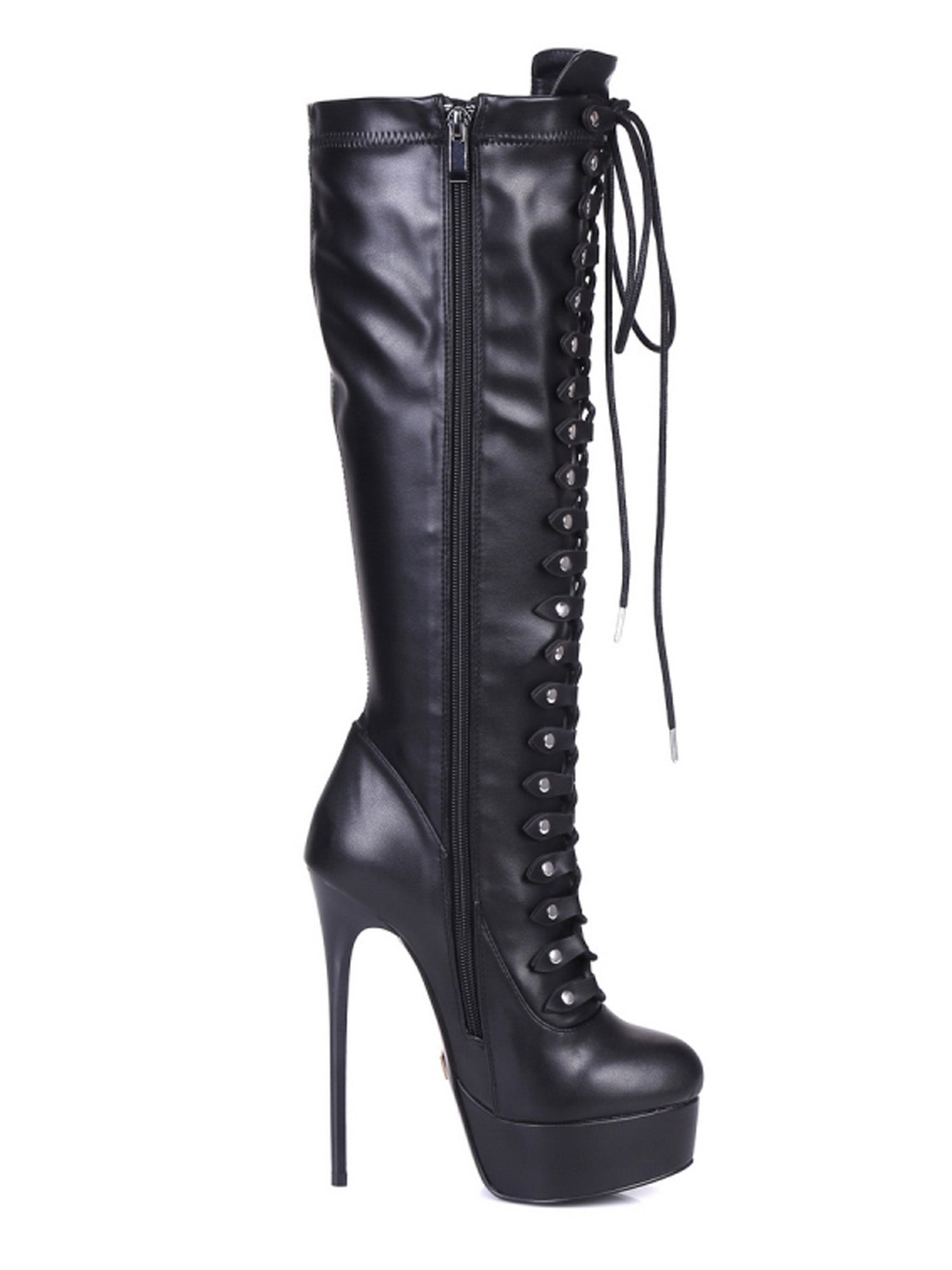 Shoes & Boots | Mahaute Matte Knee BootsShoes-Boots – Skin Two UK