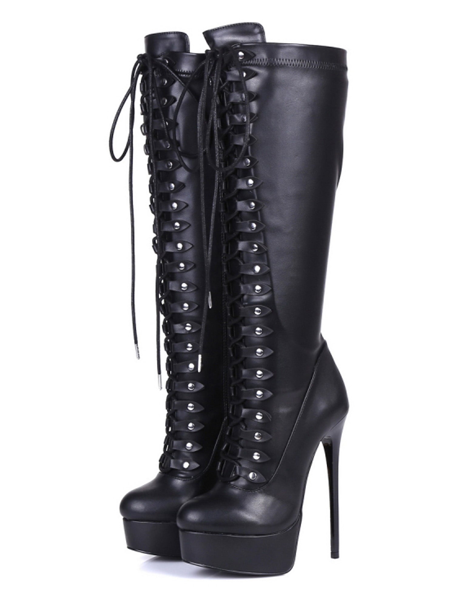 Shoes & Boots | Mahaute Matte Knee BootsShoes-Boots – Skin Two UK