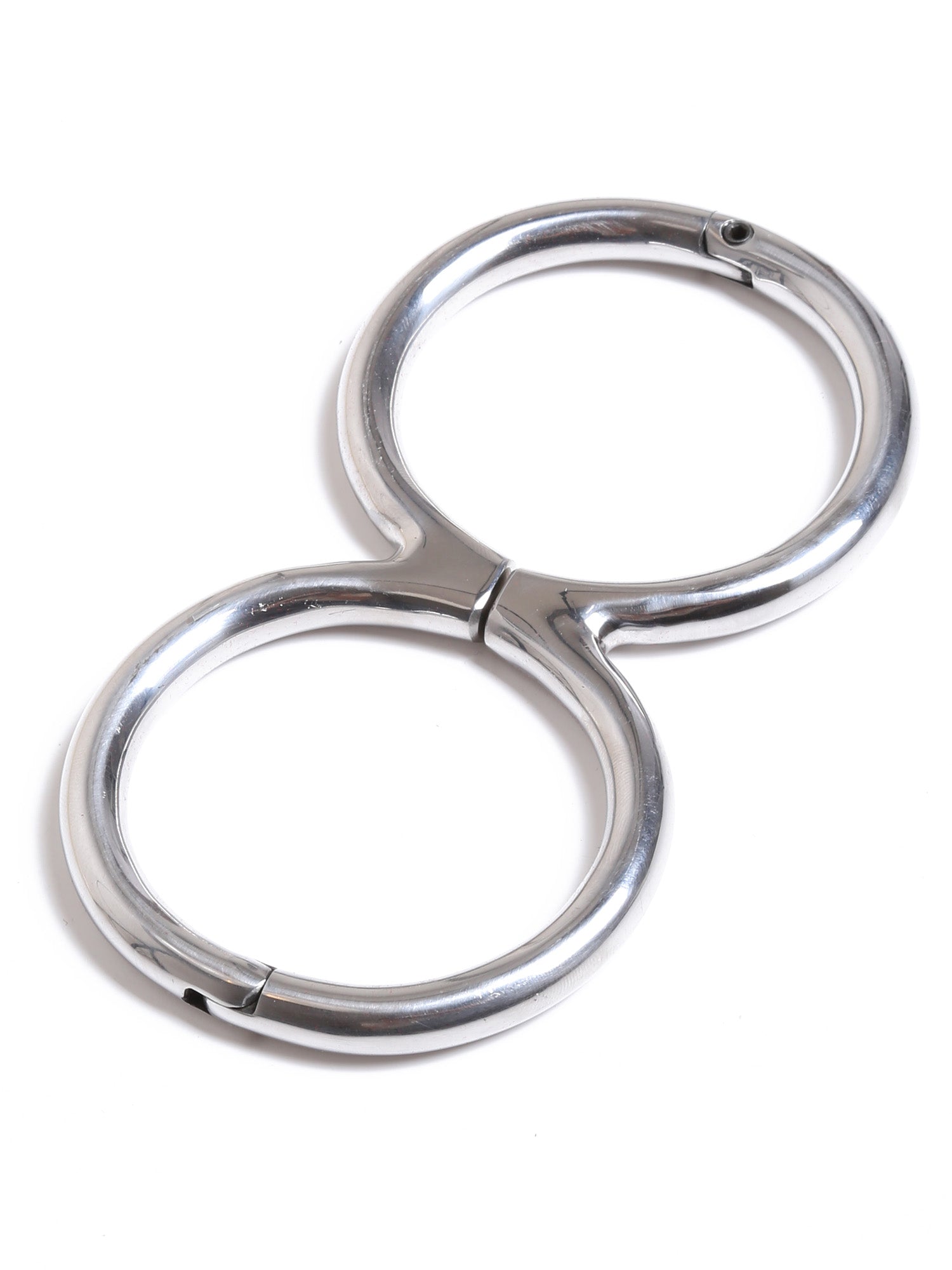 Men's Round Steel Wrist Cuffs – Skin Two UK
