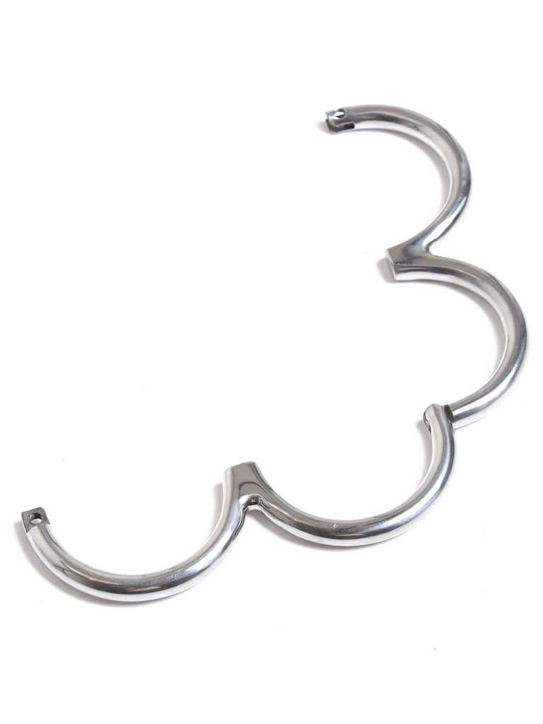 Men's Round Steel Wrist Cuffs – Skin Two UK