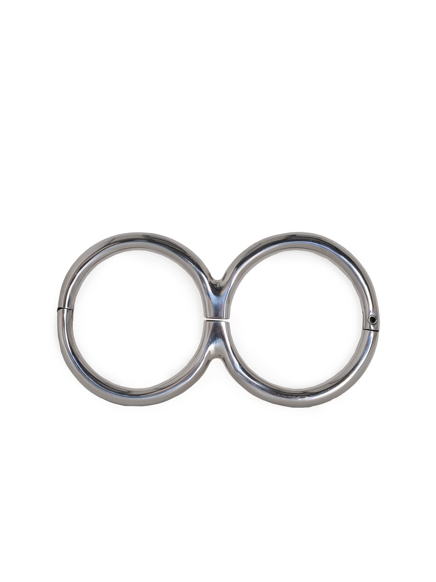 Men's Round Steel Wrist Cuffs – Skin Two UK