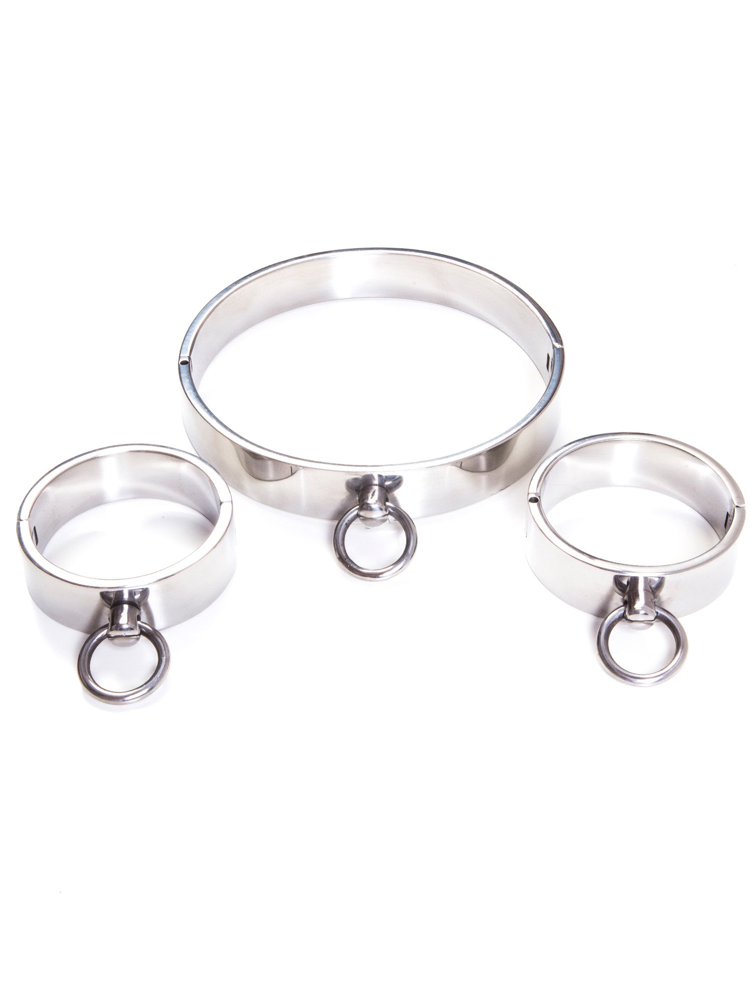 Men's Steel Locking Collar & Cuffs Set | Bondage Collars and Leads from ...