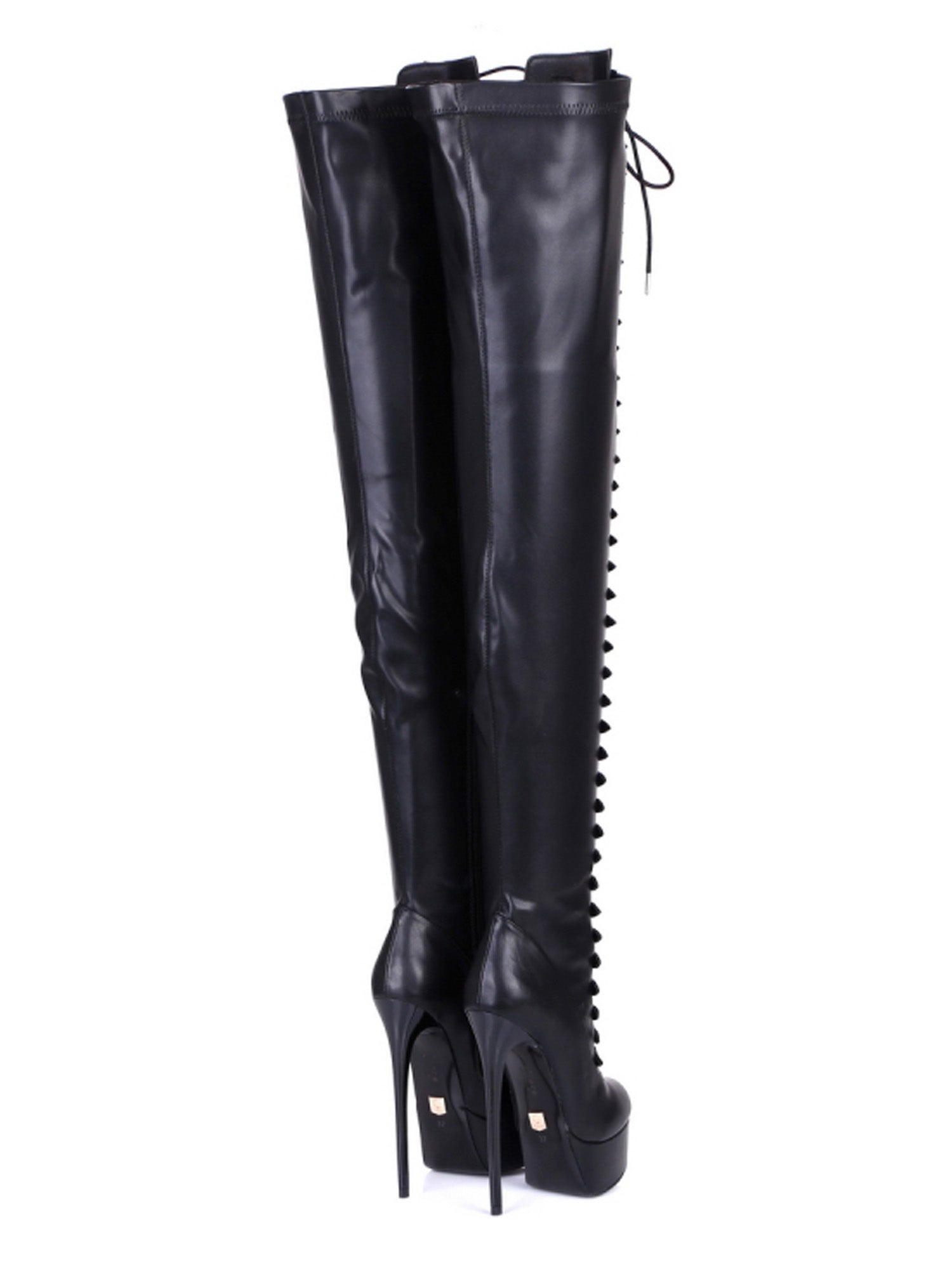Shoes & Boots | Mouchard Matte Thigh High BootsShoes-Boots – Skin Two UK