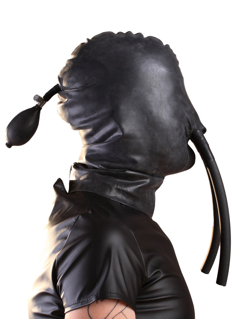 Moulded Rubber Inflatable Hood with Nose Tube – Skin Two UK