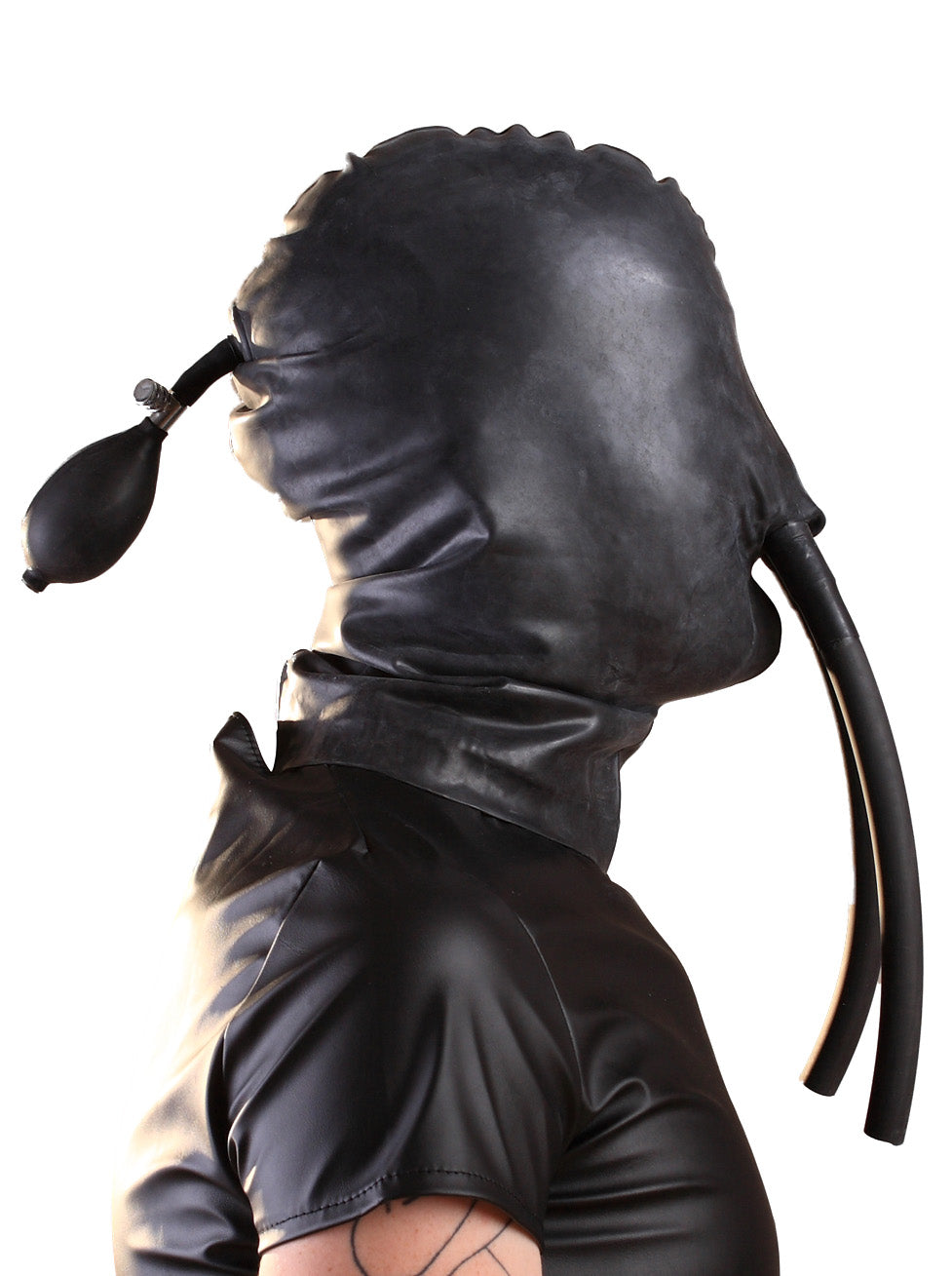 Moulded Rubber Inflatable Hood with Nose Tube – Skin Two UK