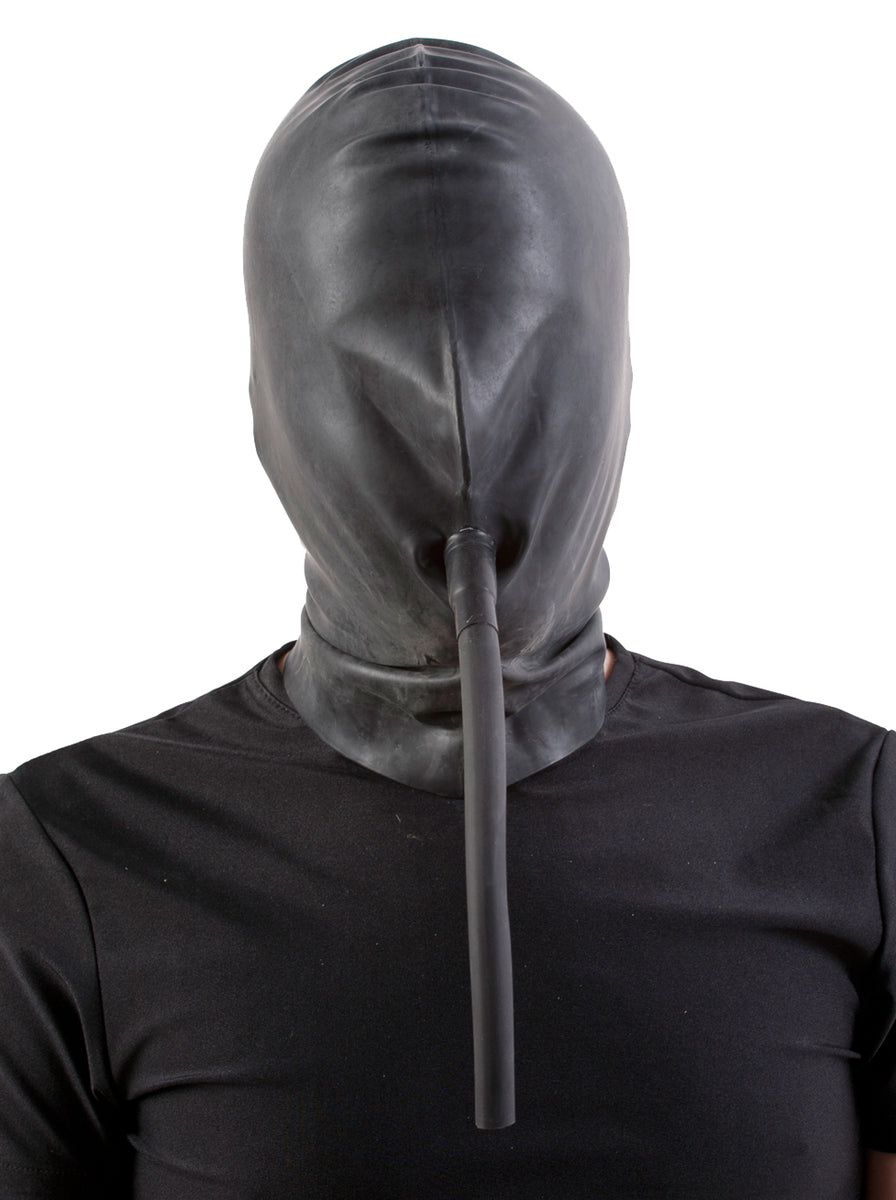 Moulded Rubber Inflatable Hood with Tube in Black – Skin Two UK
