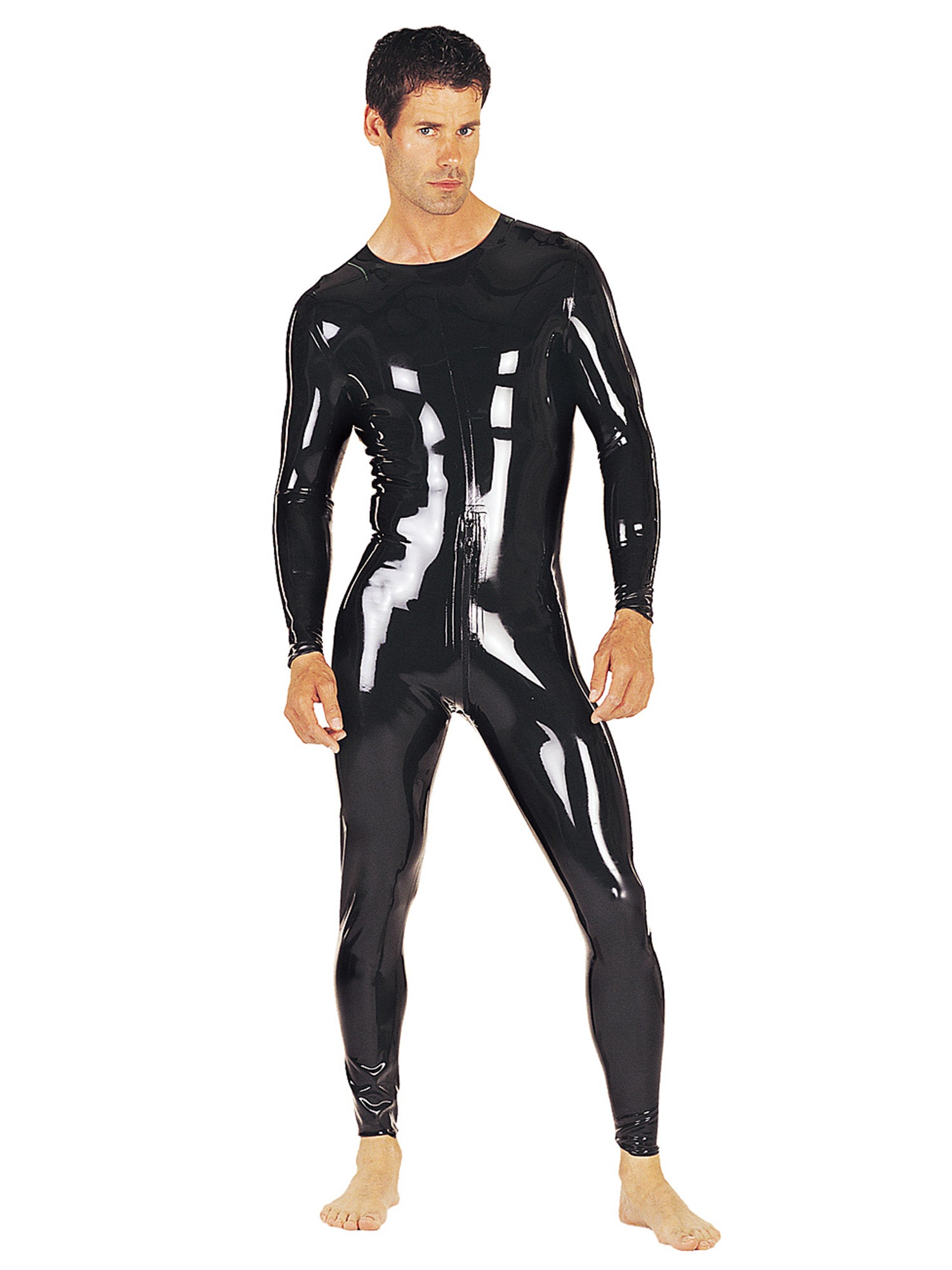 Neck Entry Latex Catsuit With Crotch Zip – Skin Two UK