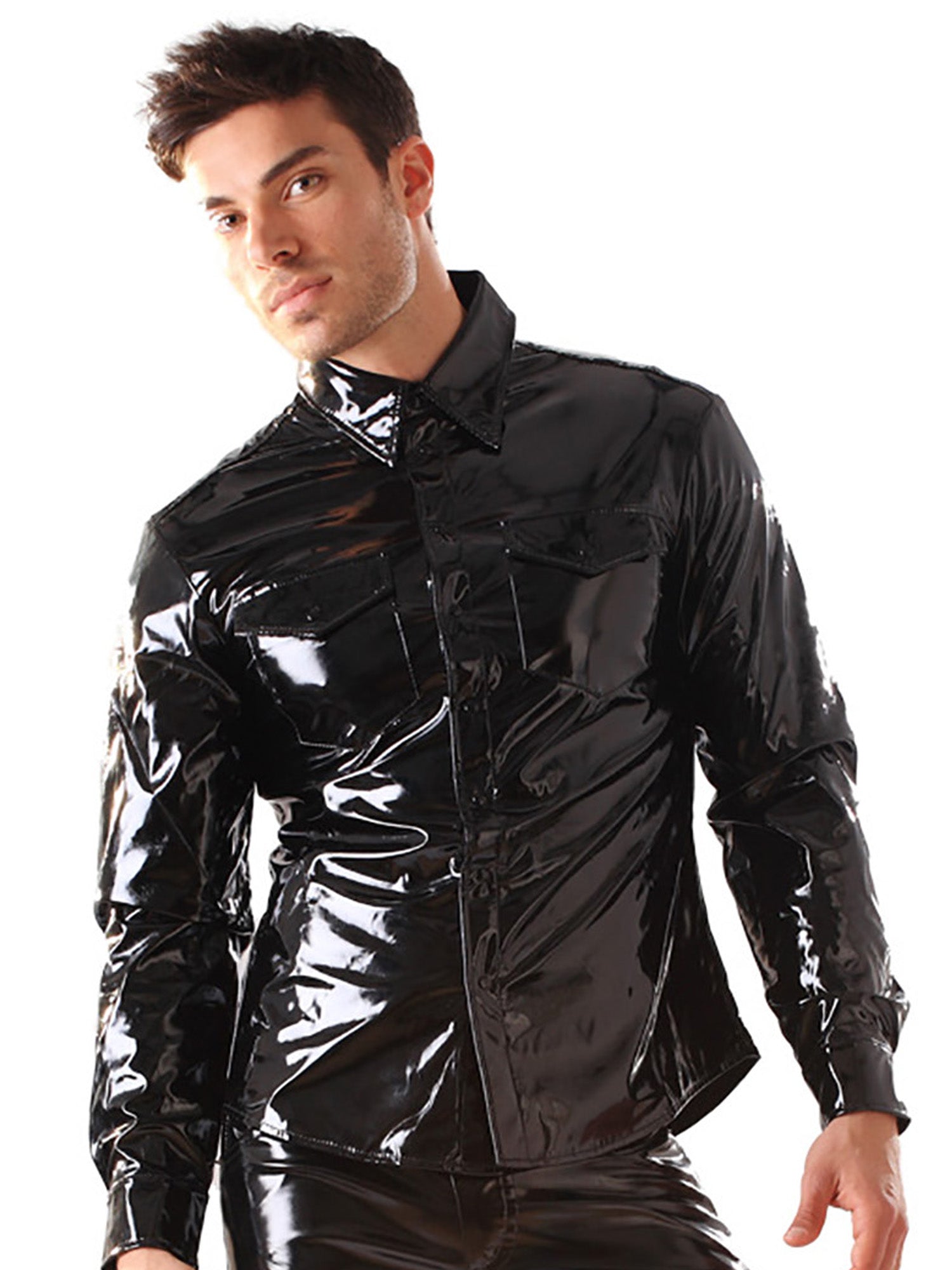 PVC Fitted Shirt – Skin Two UK
