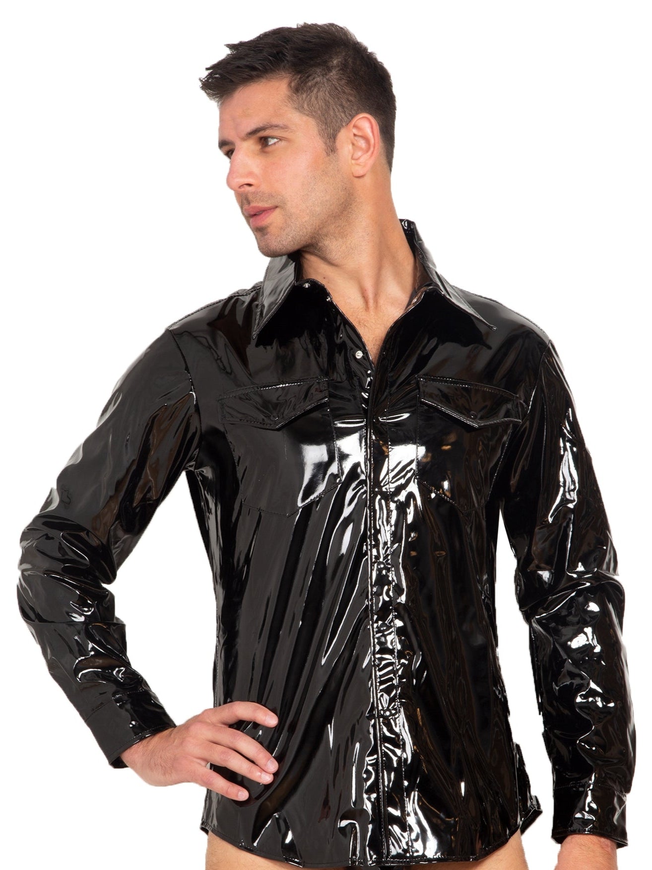 PVC Fitted Shirt – Skin Two UK