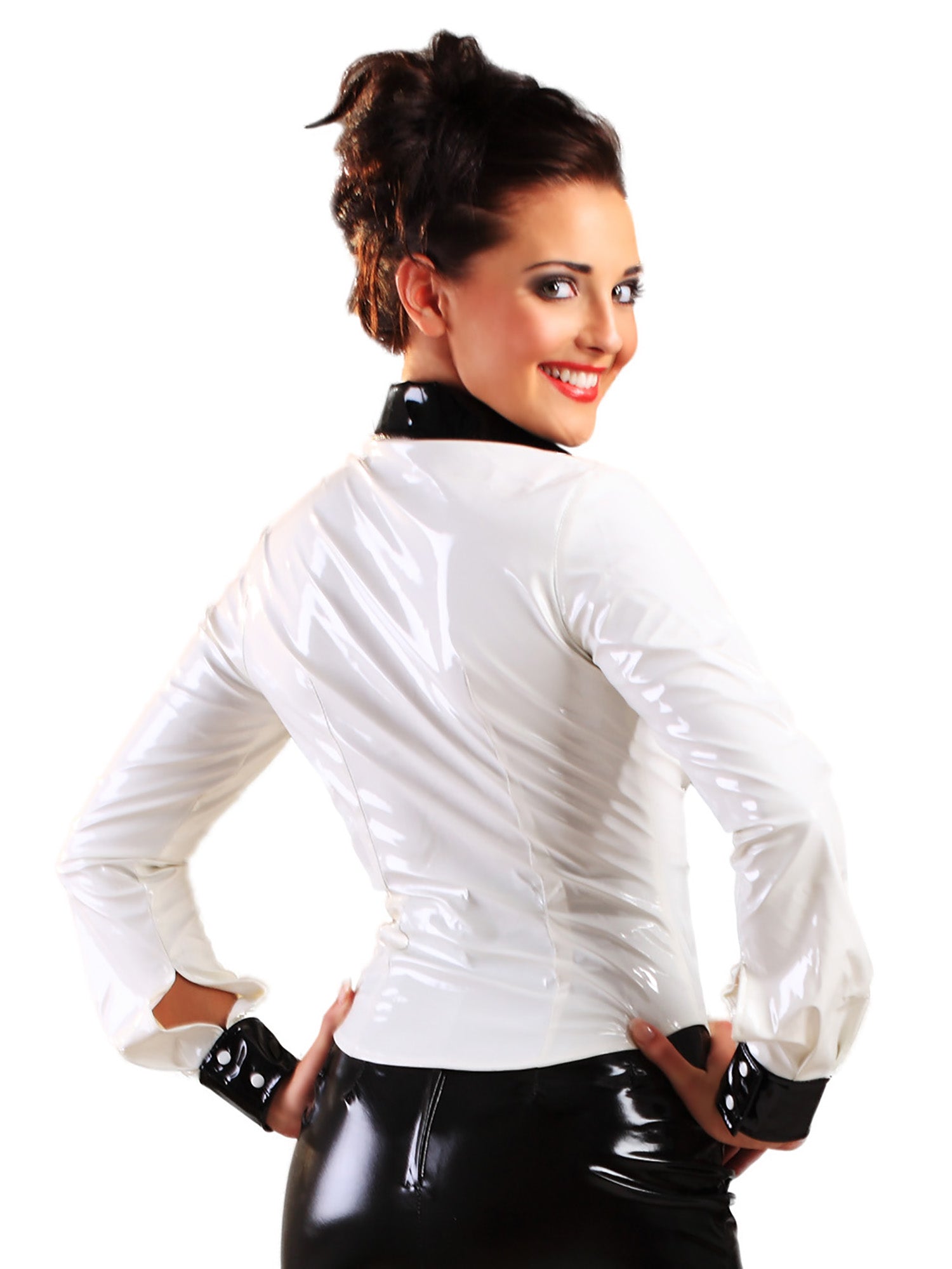 PVC Miss Education Shirt in White – Skin Two UK