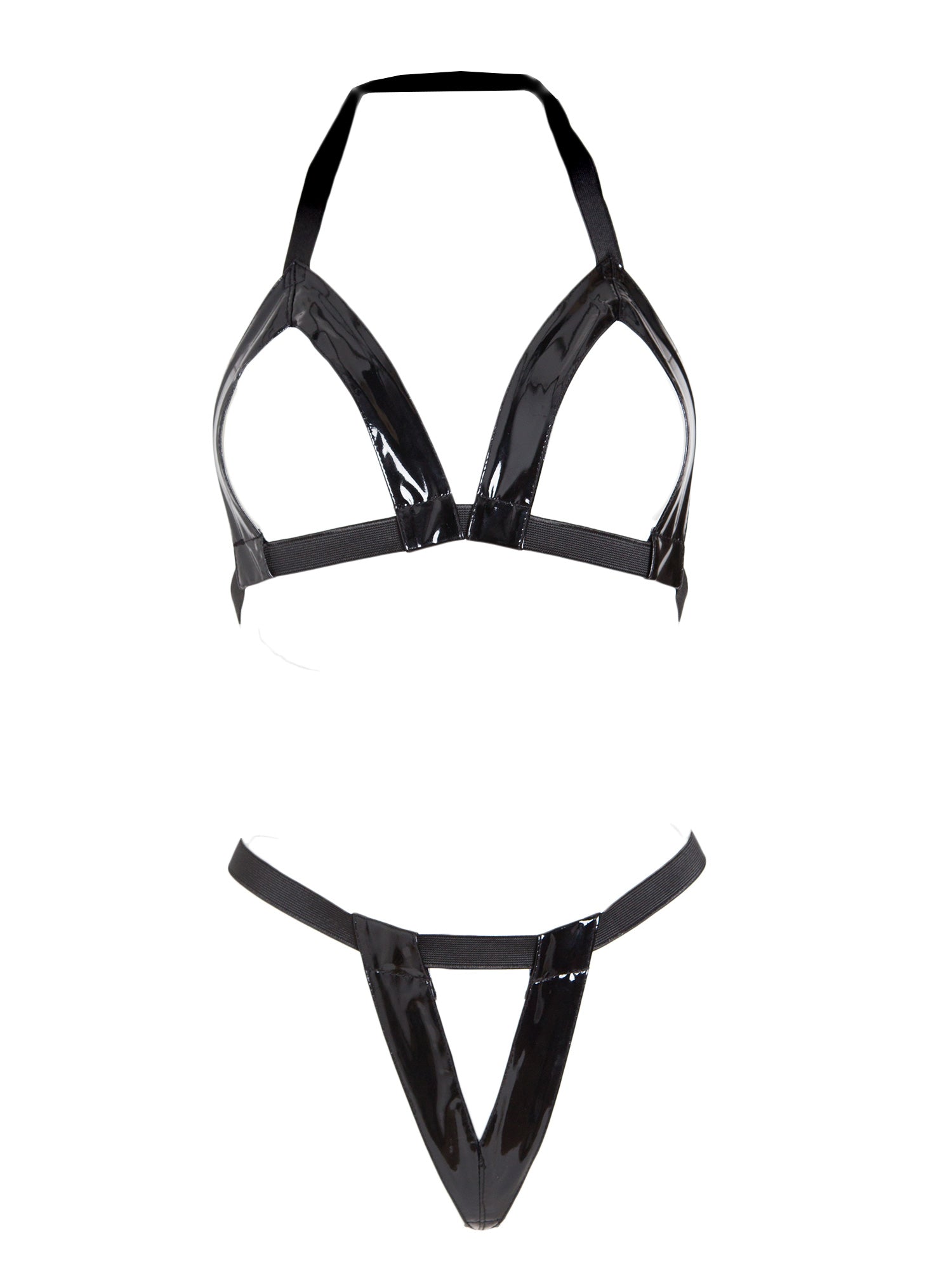 PVC Open Bikini Set – Skin Two UK