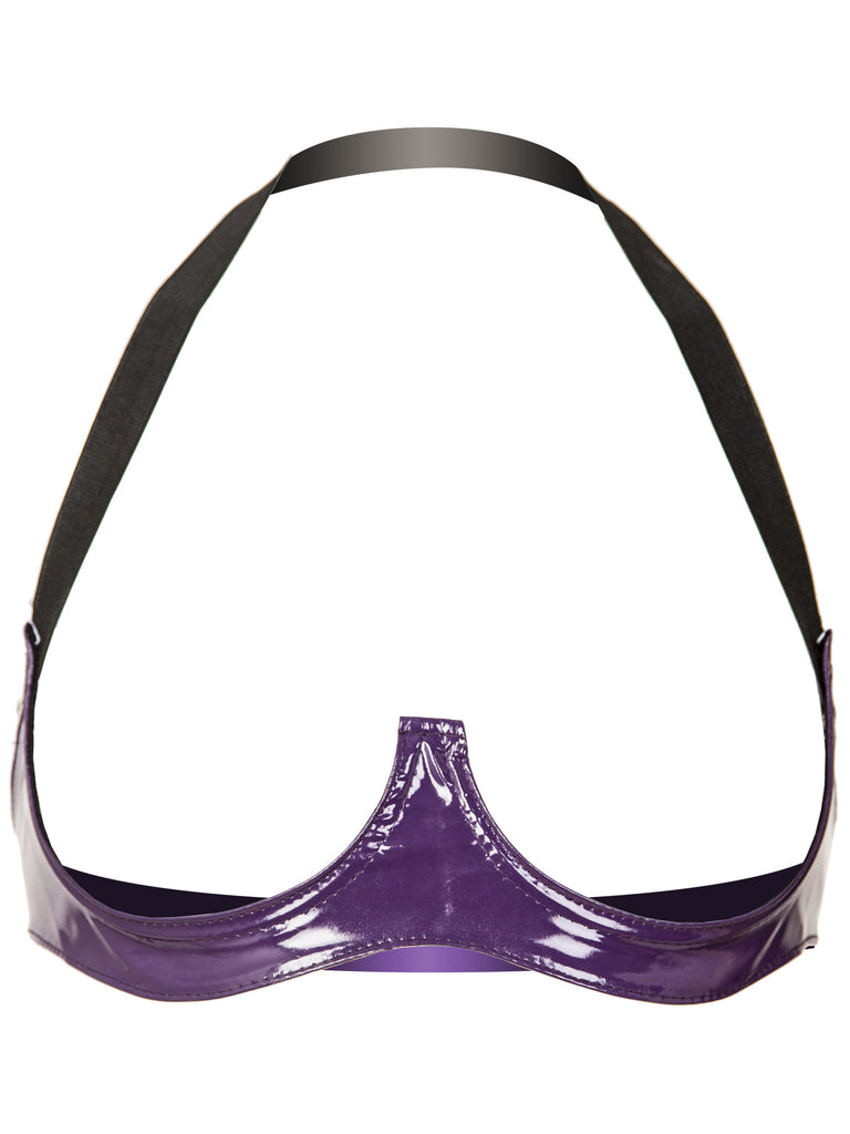 PVC Saucy Halter Open Bra – Skin Two UK