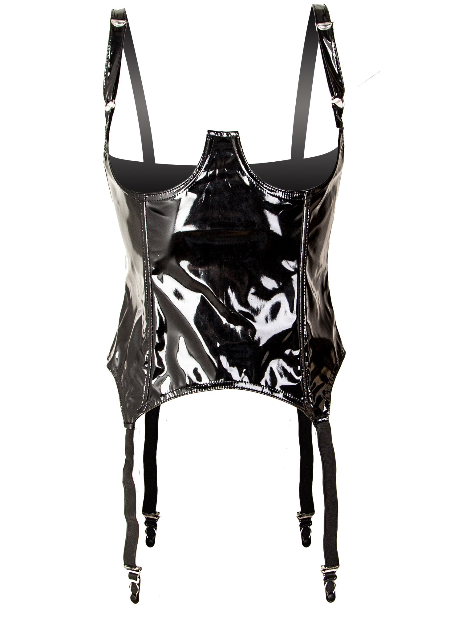 PVC Striptease Basque in Black – Skin Two UK