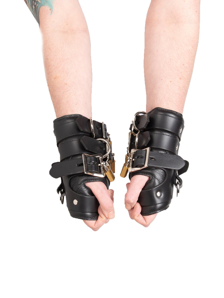 Padded Leather Suspension Cuffs – Skin Two UK