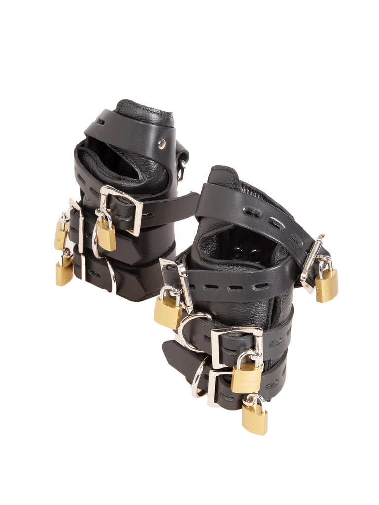 Padded Leather Suspension Cuffs – Skin Two UK
