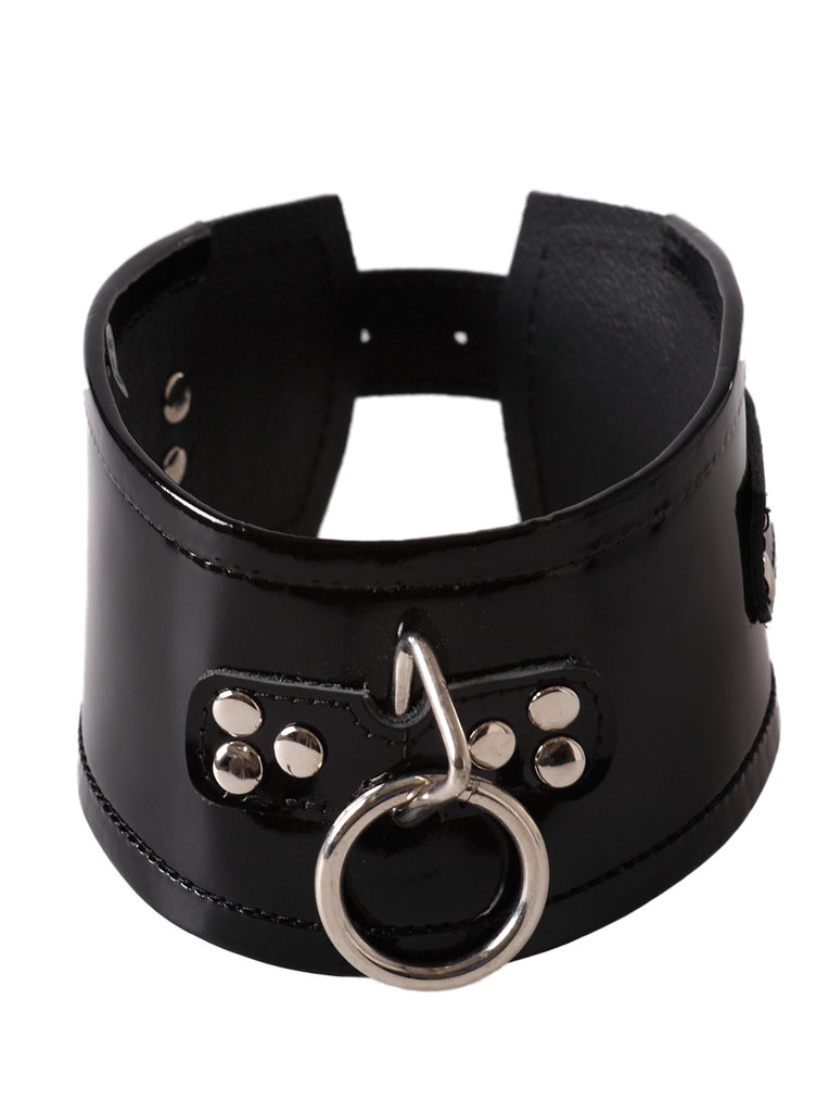 Patent Leather Posture Collar – Skin Two UK