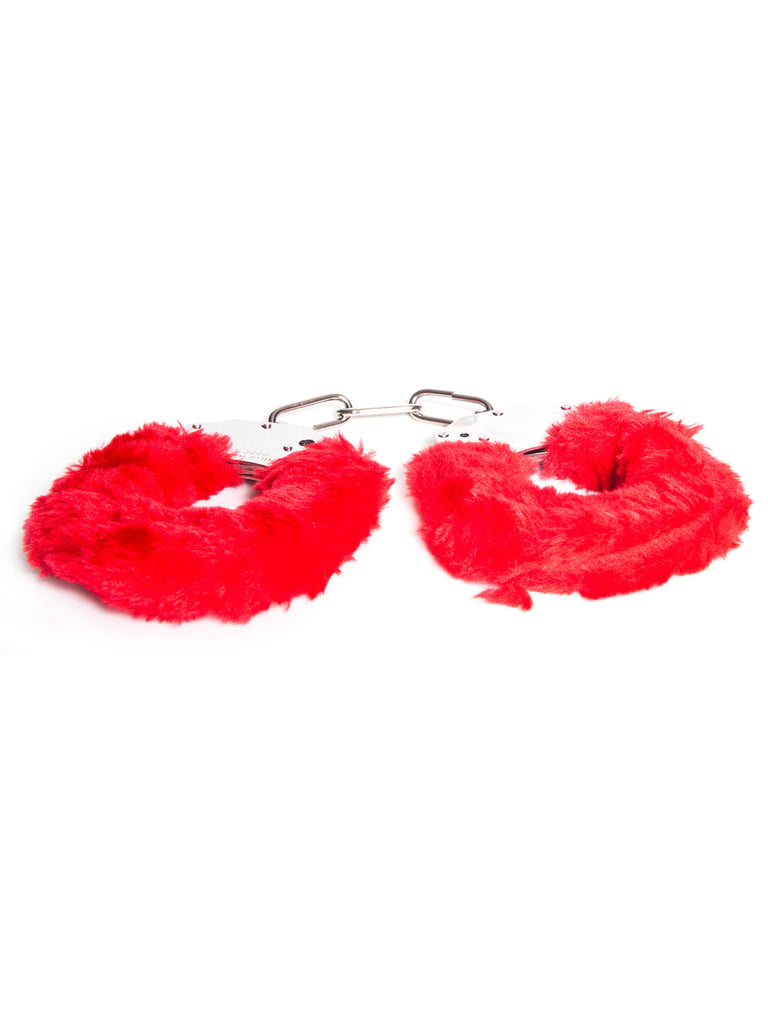 Red Plush Furry Fun Cuffs – Skin Two UK