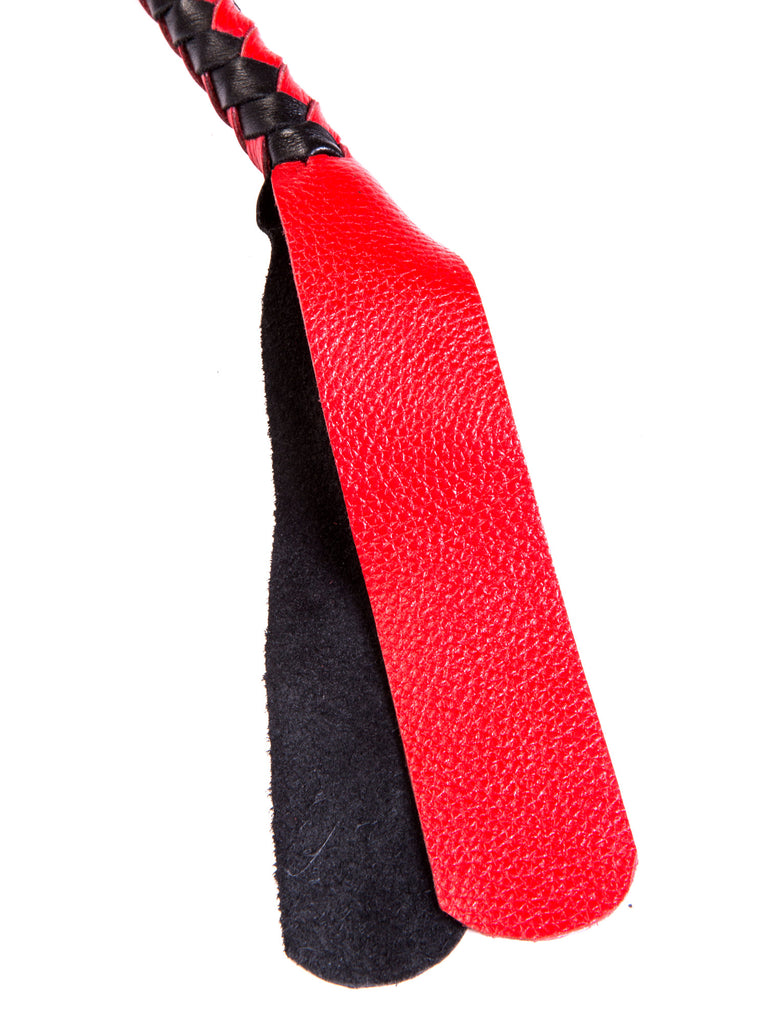 Red & Black Leather Diamond Hunter Whip – Skin Two UK