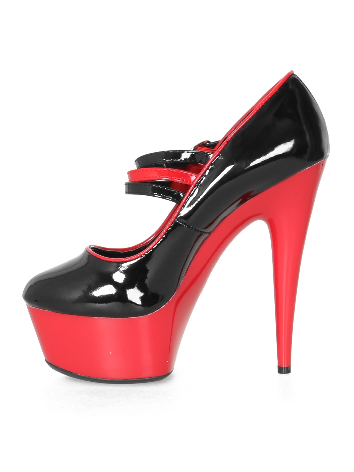 Shoes & Boots | Red & Black Strappy ShoesShoes-Boots – Skin Two UK