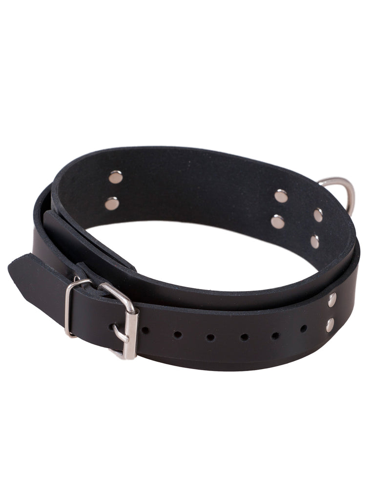 Rubber D-Ring Collar | Bondage Collars and Leads from Honour – Skin Two UK