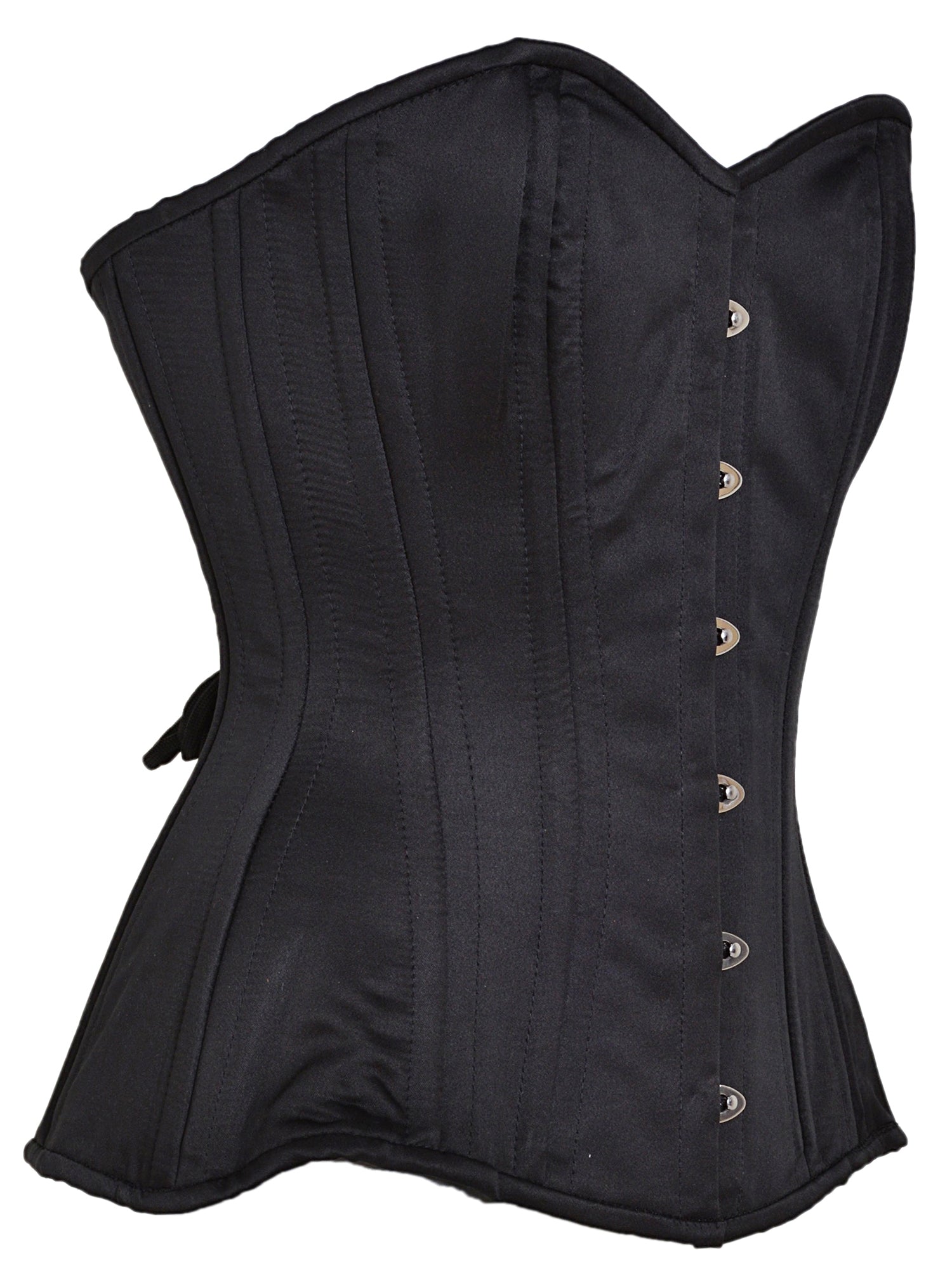 Satin Sweetheart Corset Black – Skin Two UK