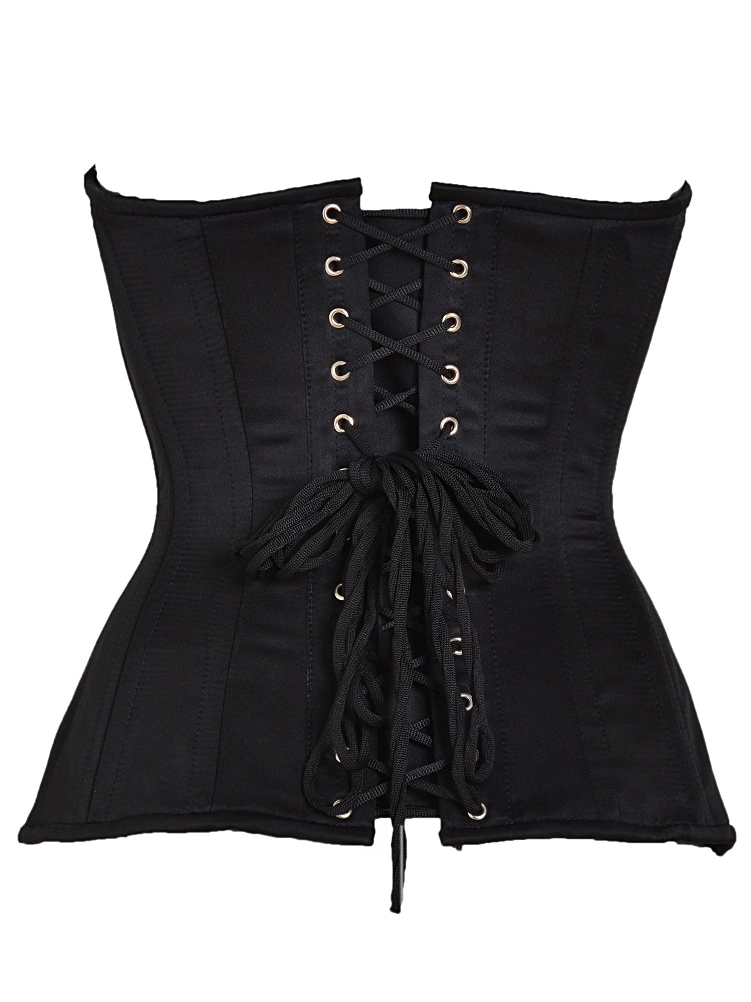 Satin Sweetheart Corset Black – Skin Two UK