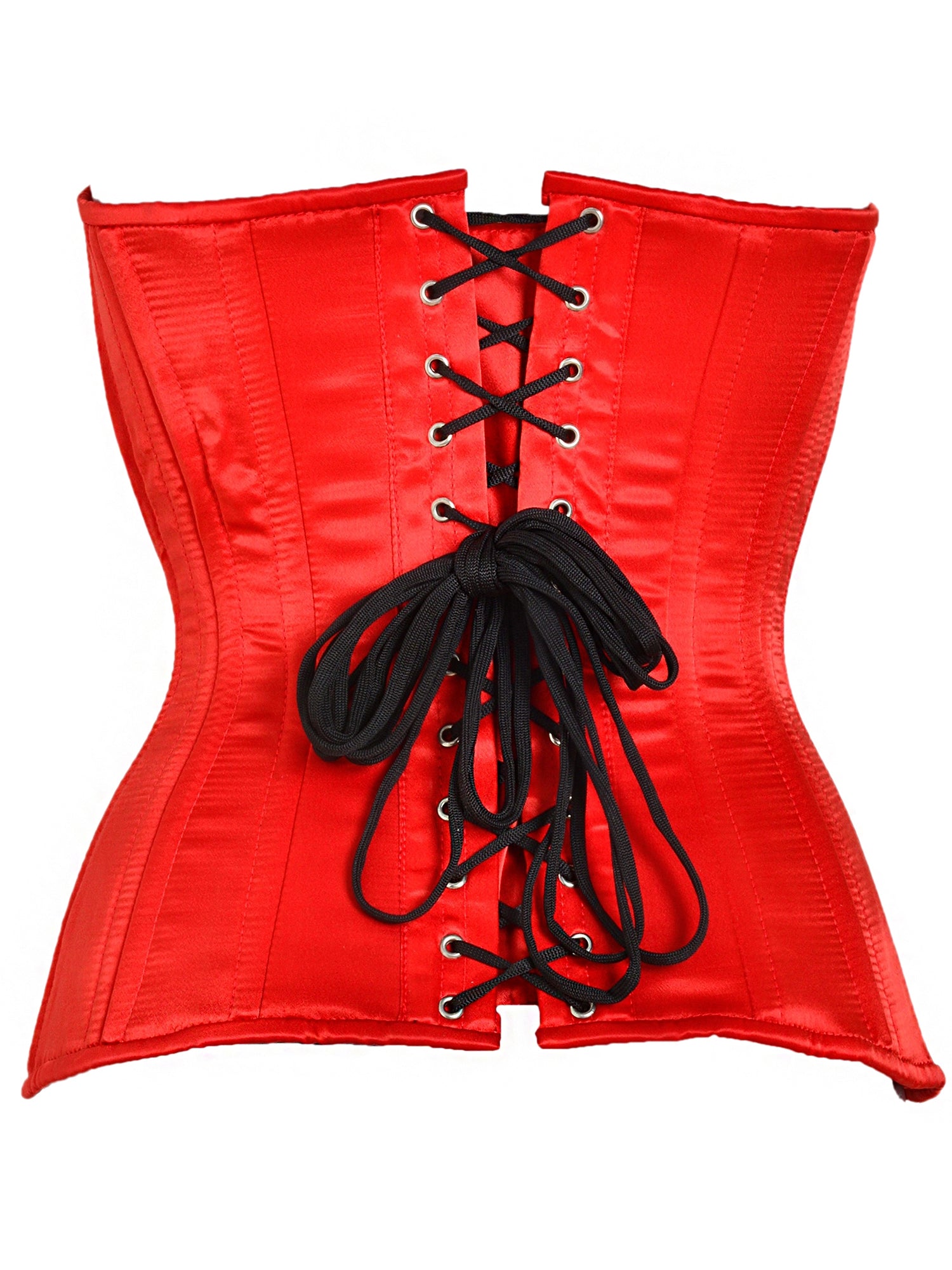 Satin Sweetheart Corset Red – Skin Two UK