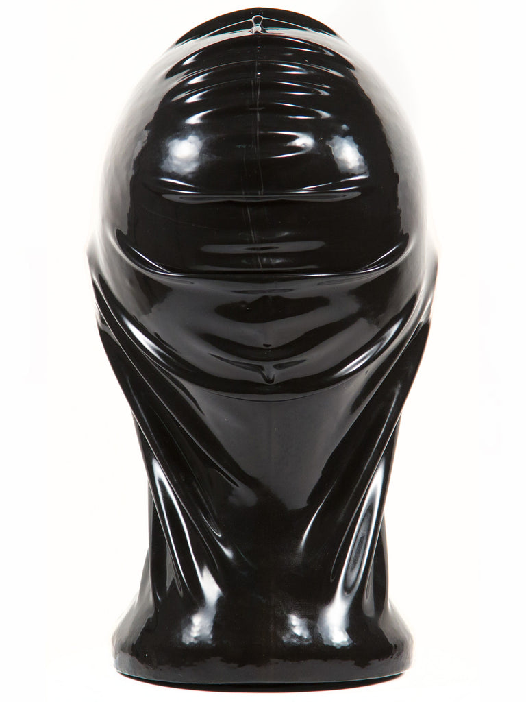 Seamless Rubber Hood with Perforated Eyes and Mouth – Skin Two UK