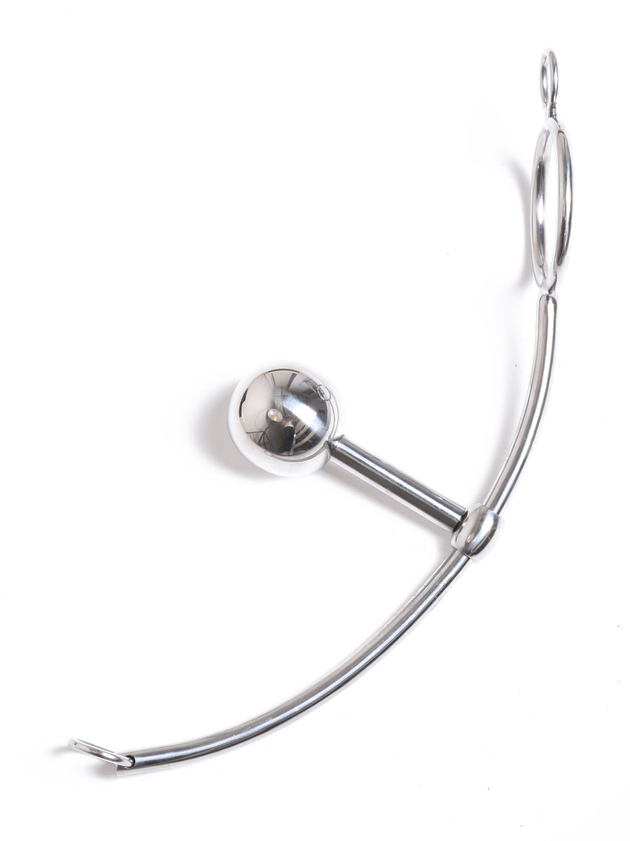 Steel Adjustable Butt Plug with Attached Cock Ring – Skin Two UK